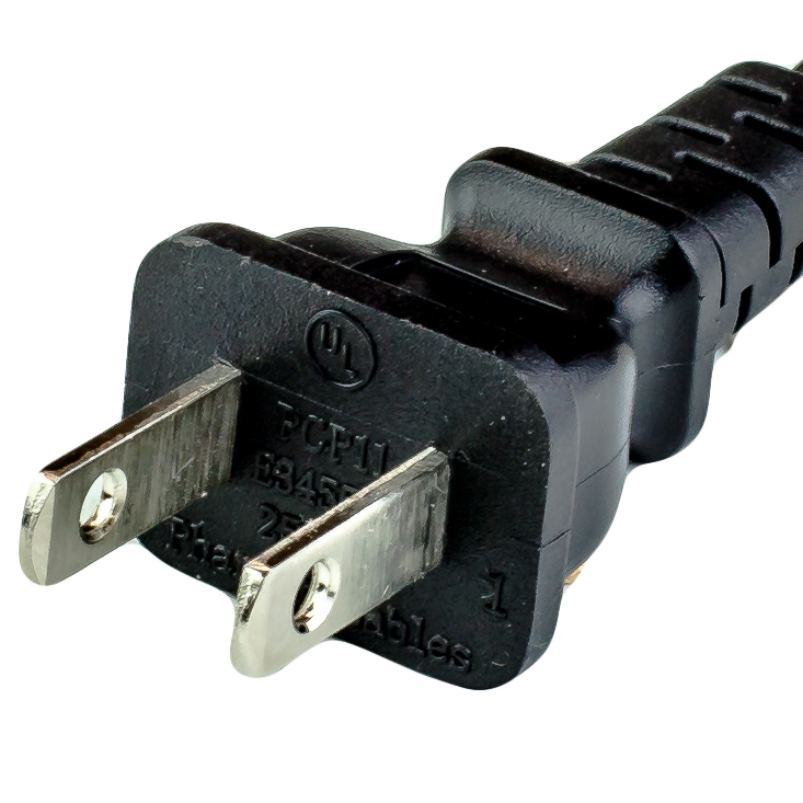 15A 125V NEMA 1-15P Power Cords: C7, C17, Open