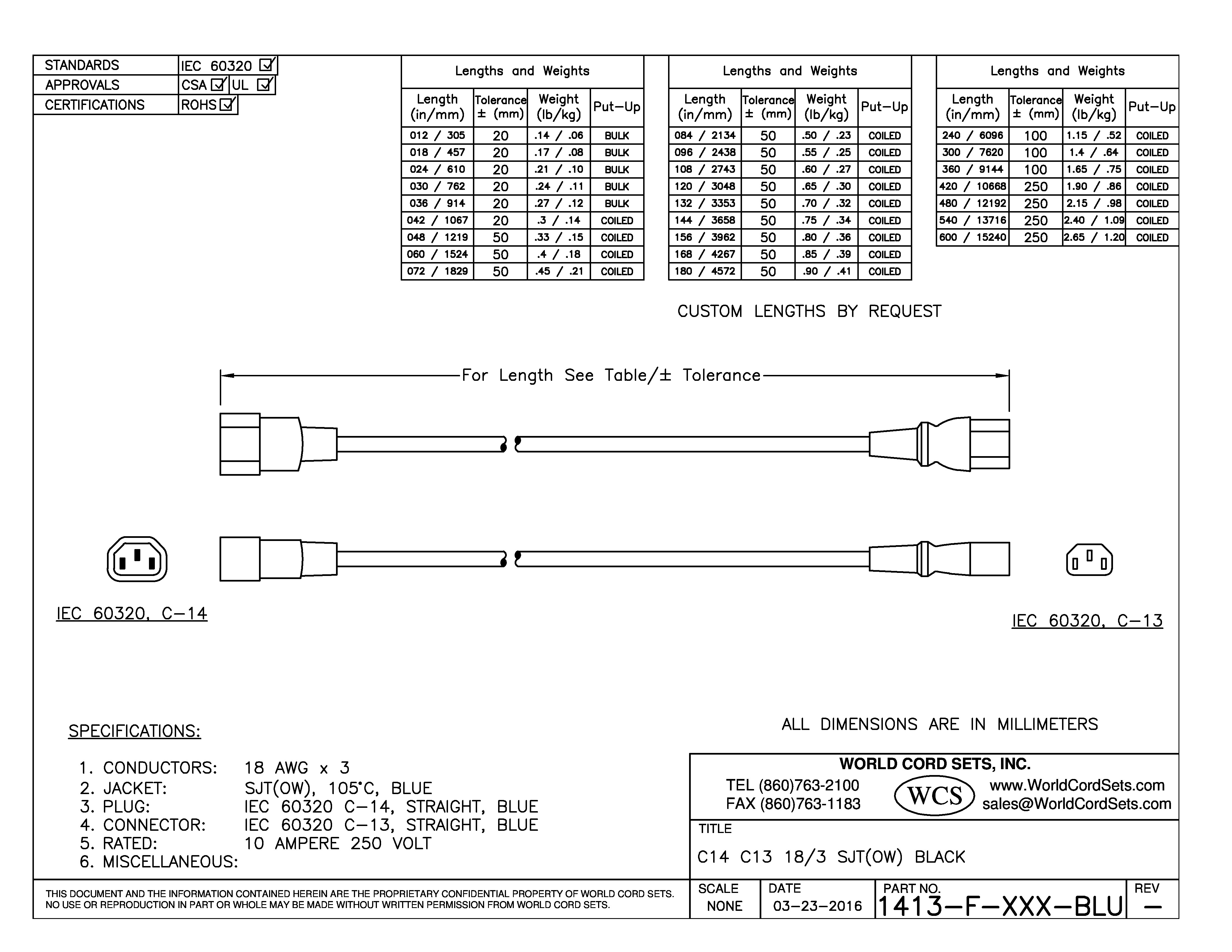 Buy IEC 60320 C14 C13 Power Cords