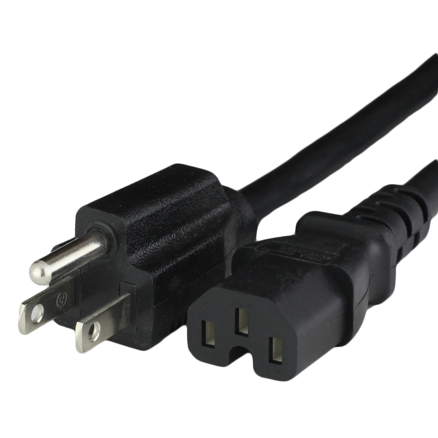Buy 20FT Nema 5-15P to IEC 60320 C15 15A 125V - Black