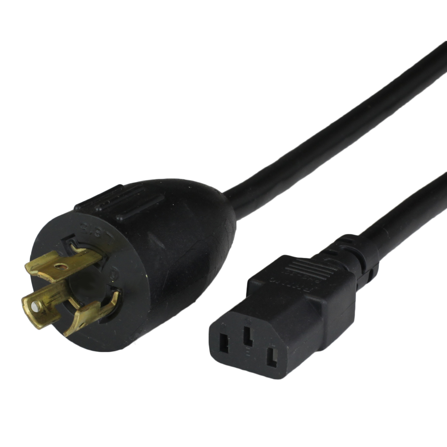 Buy 8FT L6-15P C13 15A 250V BLACK Power Cord